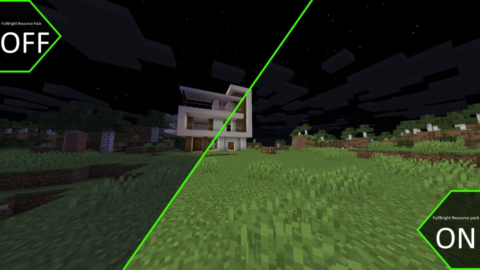 Full Bright - Minecraft Texture Pack - 1.7 → 1.20 - Minecraft Tutos