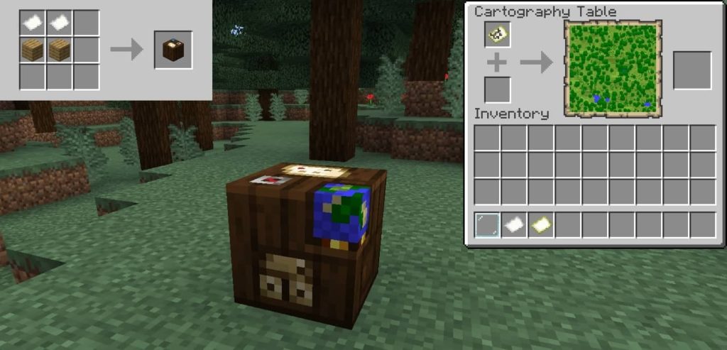 Minecraft Cartography Table : How To Make And Use It ? - Minecraft Tutos